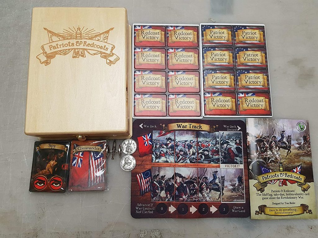 Patriots and Redcoats: Collector's Edition - Dice Board Game Lounge